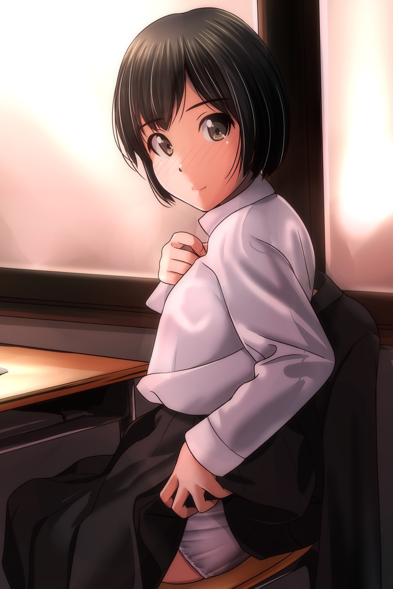 matsunaga kouyou loli pantsu seifuku skirt lift | #1065519 | yande.re